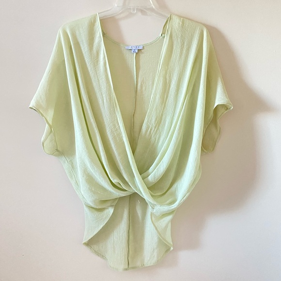 FAVLUX | Tops | Favlux Womens Front Deep Vshape Light Green Modern ...